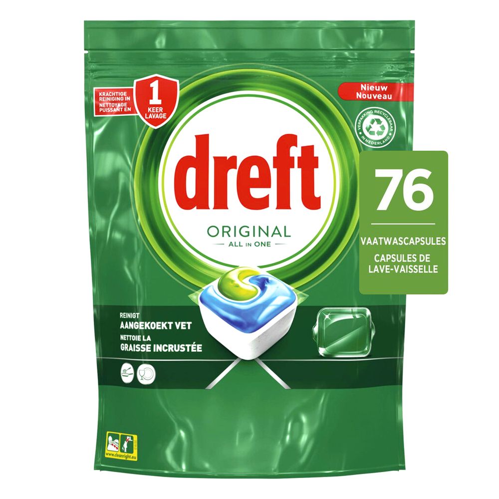 Dreft Vaatwascaps Original all in one